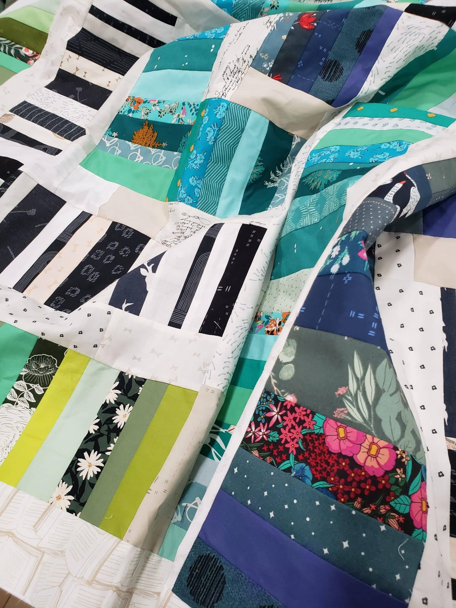Scrap Tape & Free Scrappy Portland Quilt Tutorial - Always Expect Moore