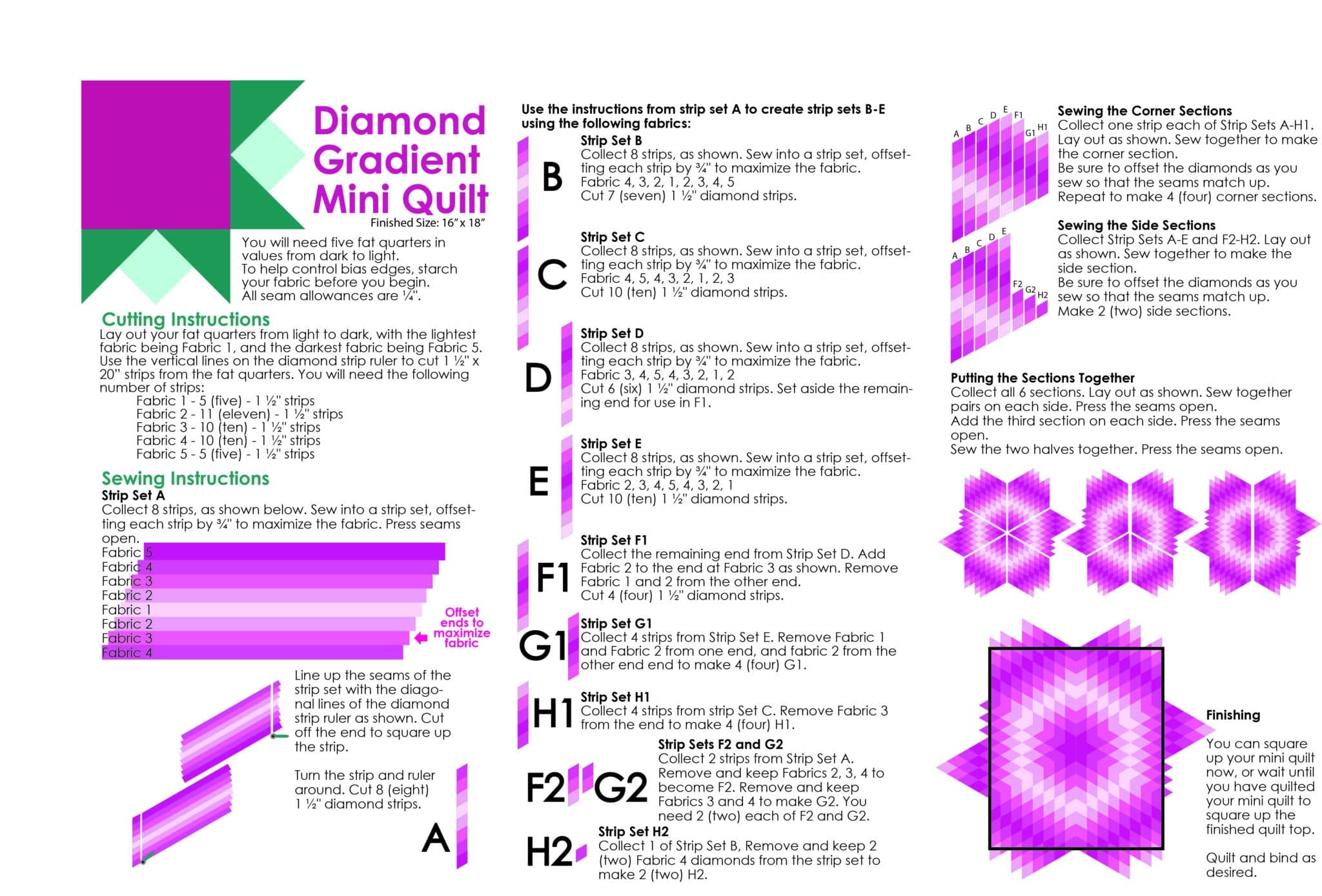 Diamond Strip Ruler - Always Expect Moore